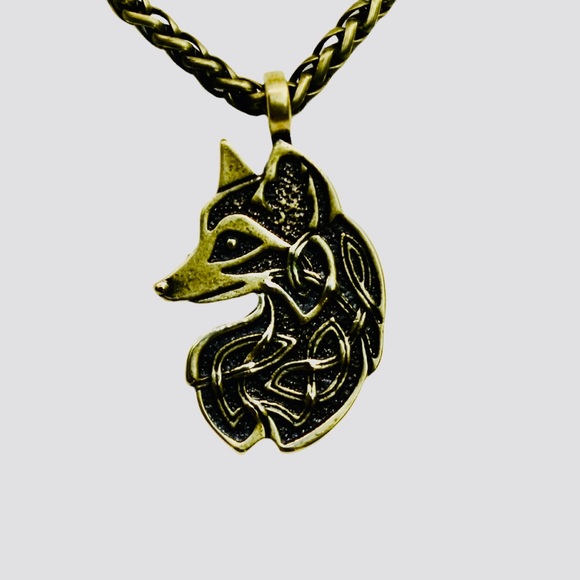 Jewelry | Celtic Knot Wolf Pendant Necklace | Poshmark